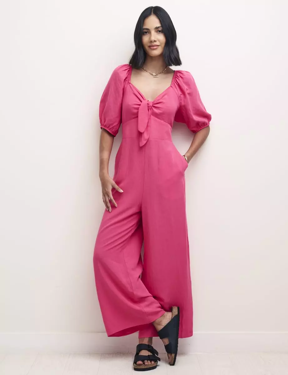 Pockets For Women - Pink Simone Jumpsuit